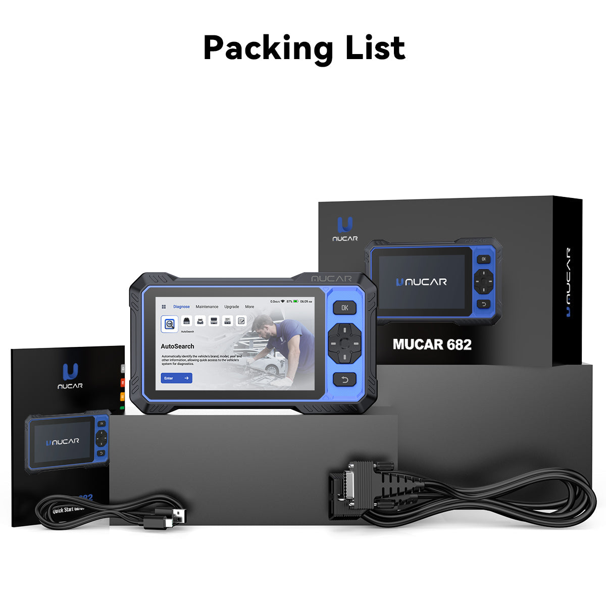 MUCAR 682 AI-Power Bidirectional Scan Tool with Free Lifetime Updates ...
